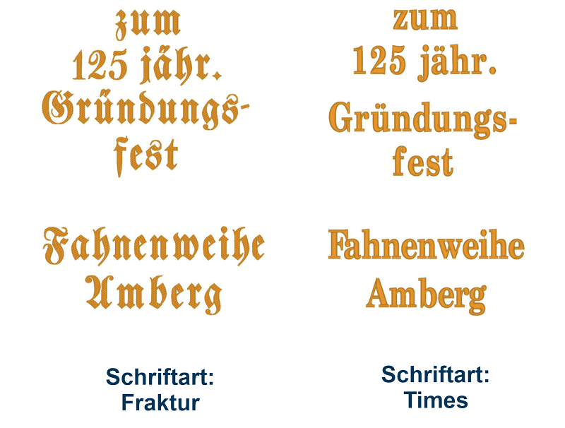Fahnenbänder