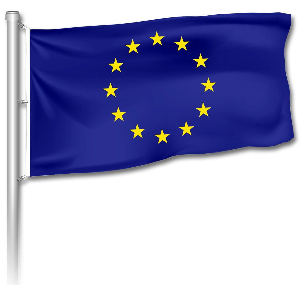 Flagge - Europa - Fahnen-Qualität: Polyester Wirkware (Standard ...