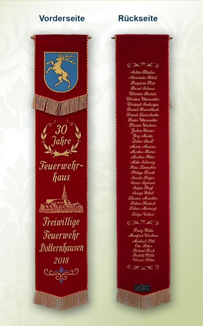 Fahnenbänder